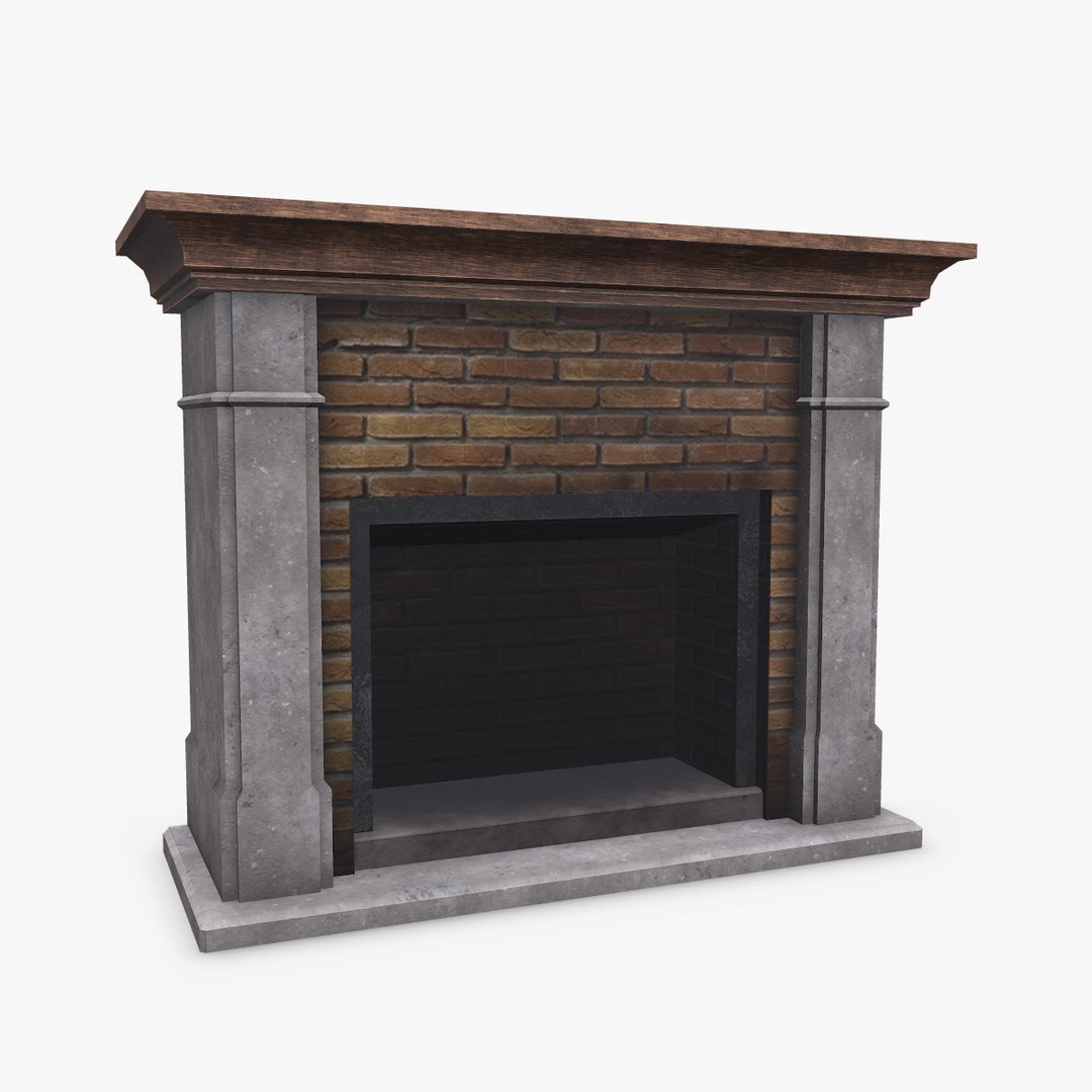 Free Fireplace Low-poly PBR 3D model - TurboSquid 2043098