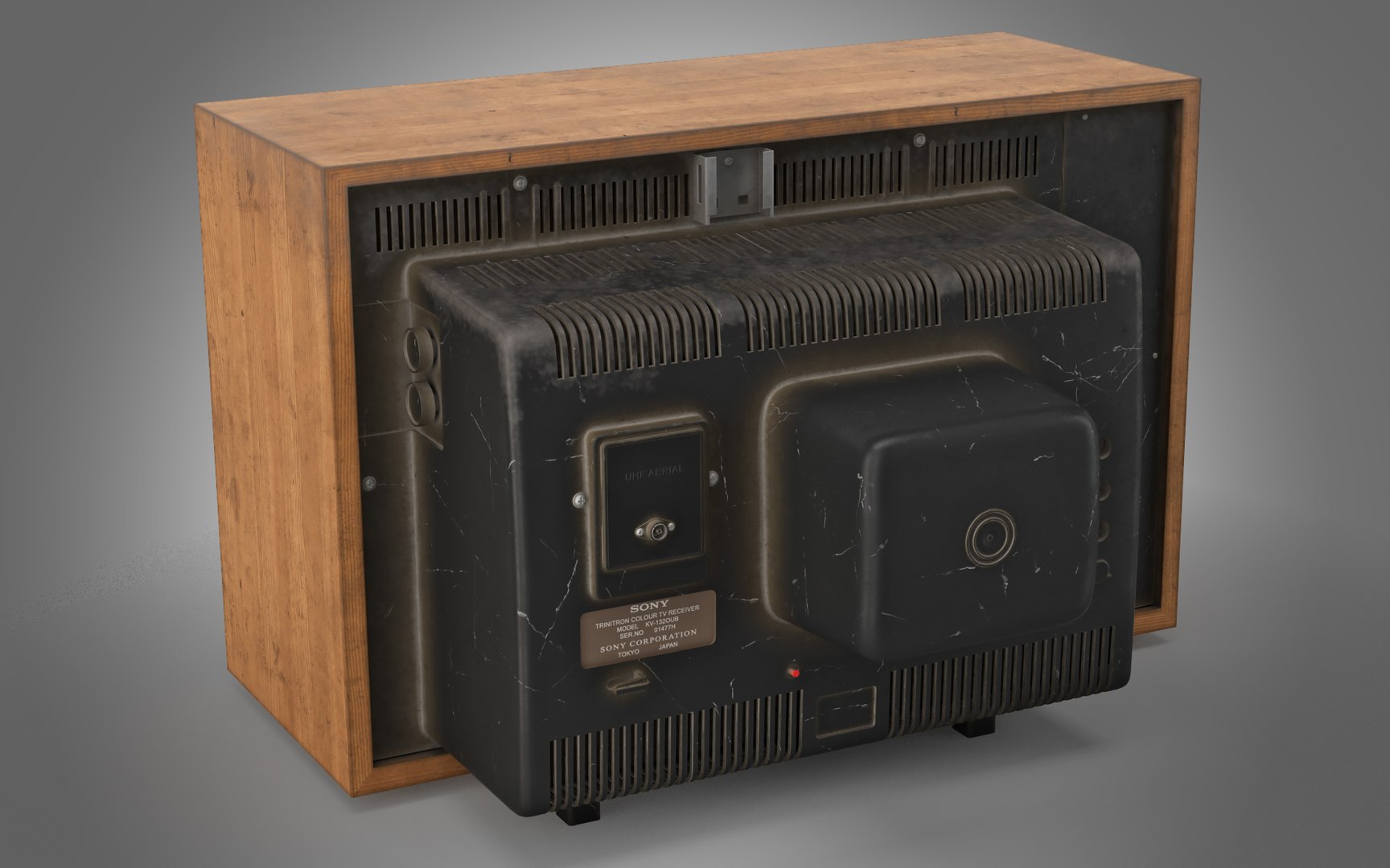 3D Old TV SONY KV 1320 UB - TurboSquid 2025688