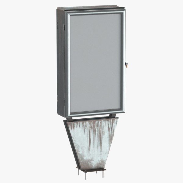 오래된 광고판 03 3D 모델 - TurboSquid 1470181