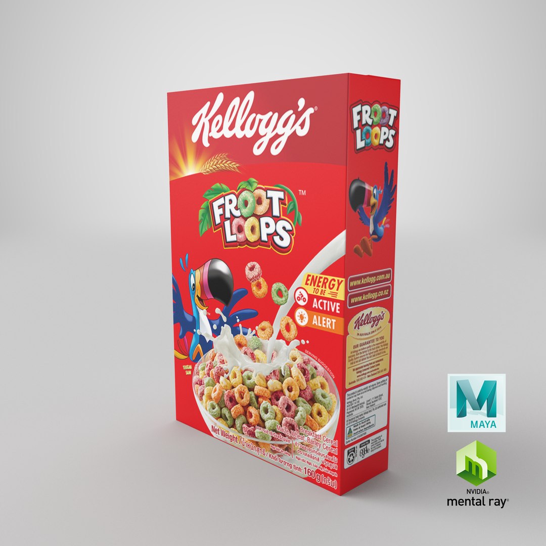 3D Cereal S Loops Model - TurboSquid 1678581