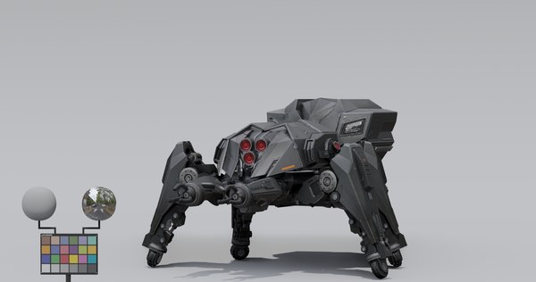 modelo 3d Mecha spider - Rigged - TurboSquid 2085630