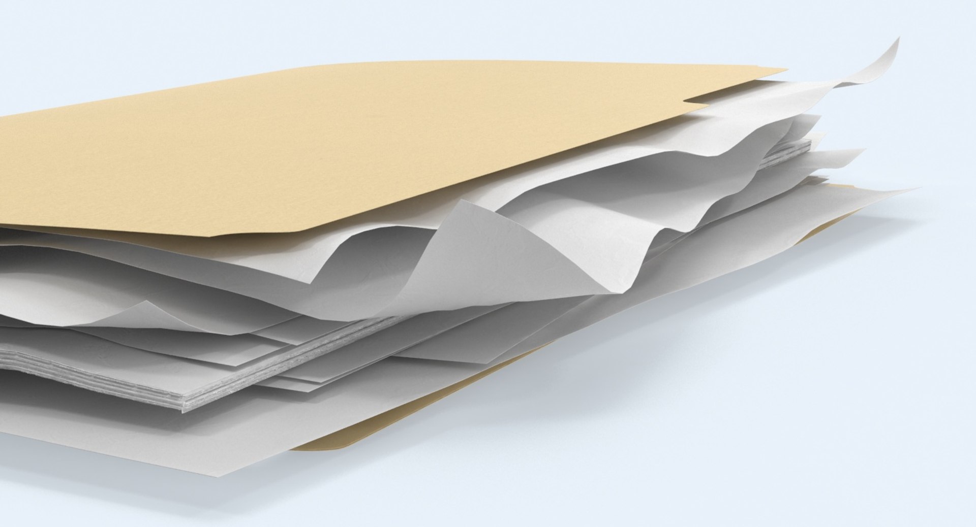 3d Stuffed File Folder Model