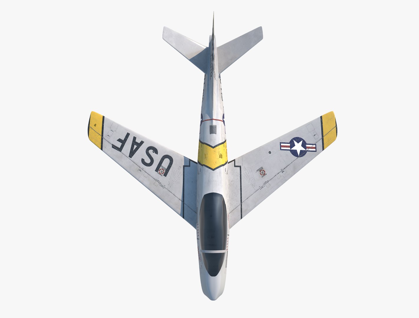 3D North American F-86 Sabre - TurboSquid 1322507