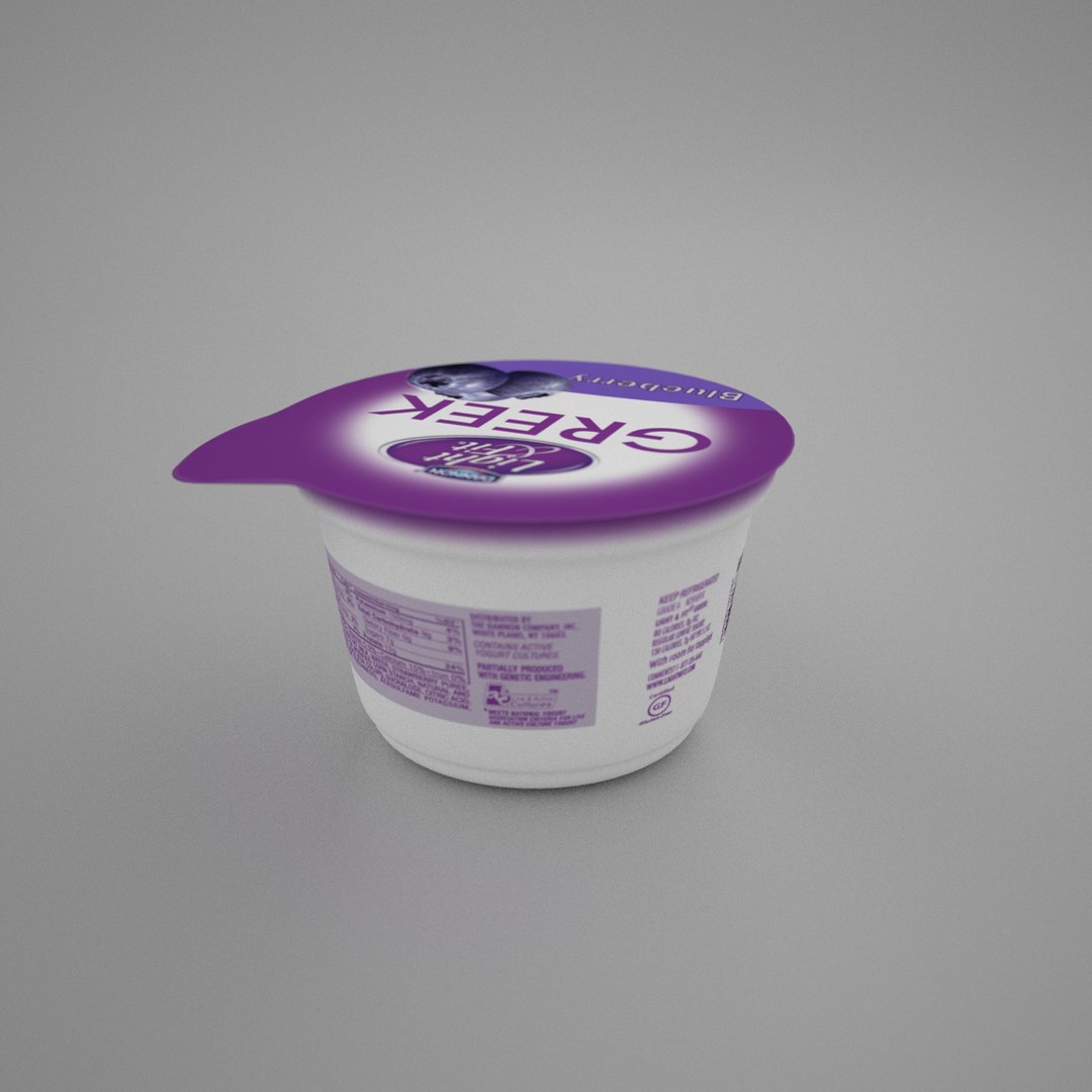 3D Kitchen Yogurt Model - TurboSquid 1409961