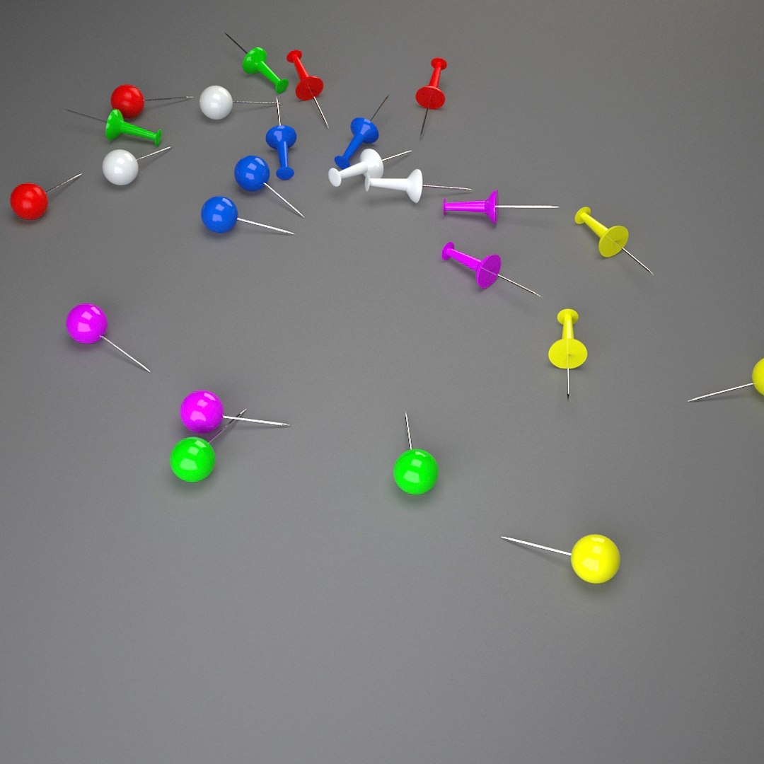 Free Paper Pin 3d Model