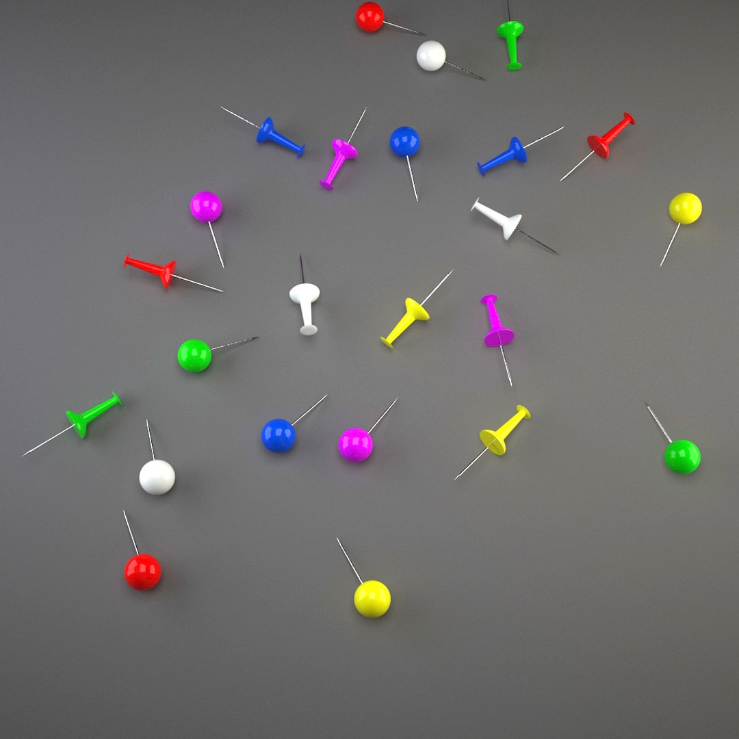 Free Paper Pin 3d Model