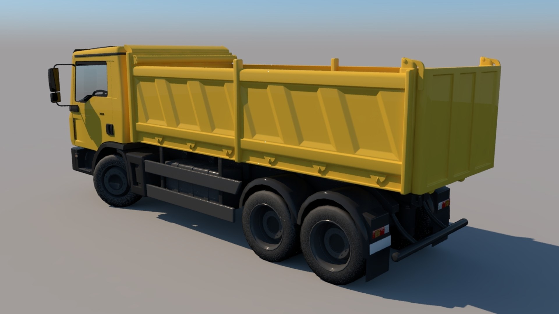 3D Rigged Lorry Truck Model - TurboSquid 1505744