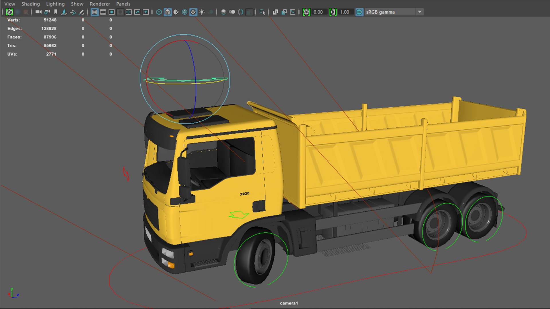 3D Rigged Lorry Truck Model - TurboSquid 1505744