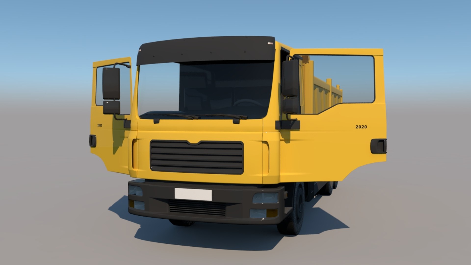 3D Rigged Lorry Truck Model - TurboSquid 1505744