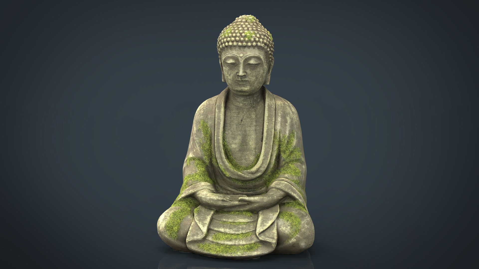 3D Ancient Buddha Model - TurboSquid 1283405