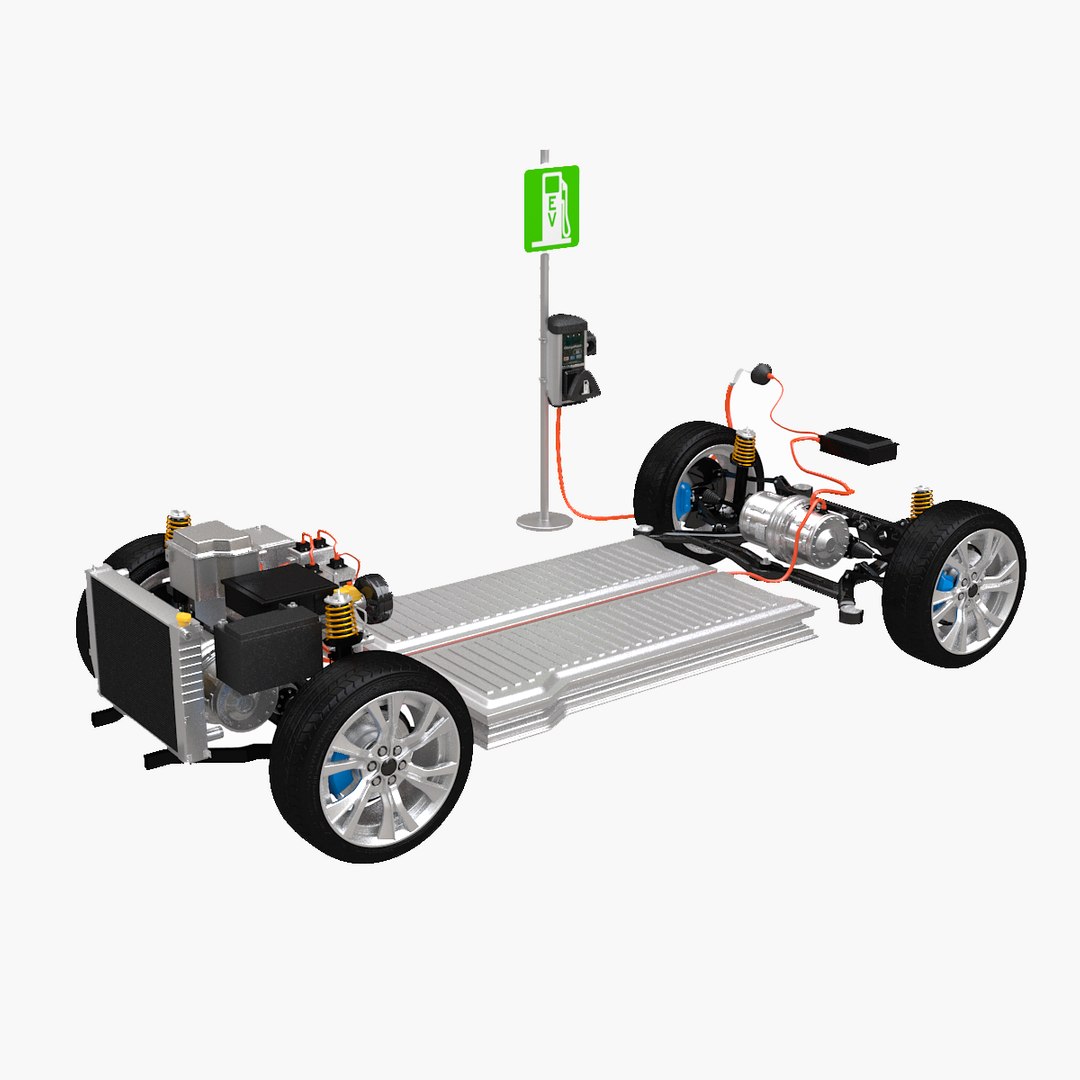 Electric Chassis Car 3D Model - TurboSquid 1503209