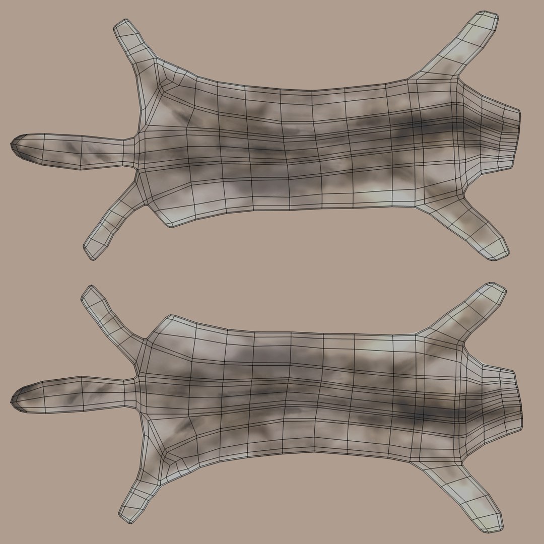 3D Wolf Skin Fur Model - TurboSquid 1368704