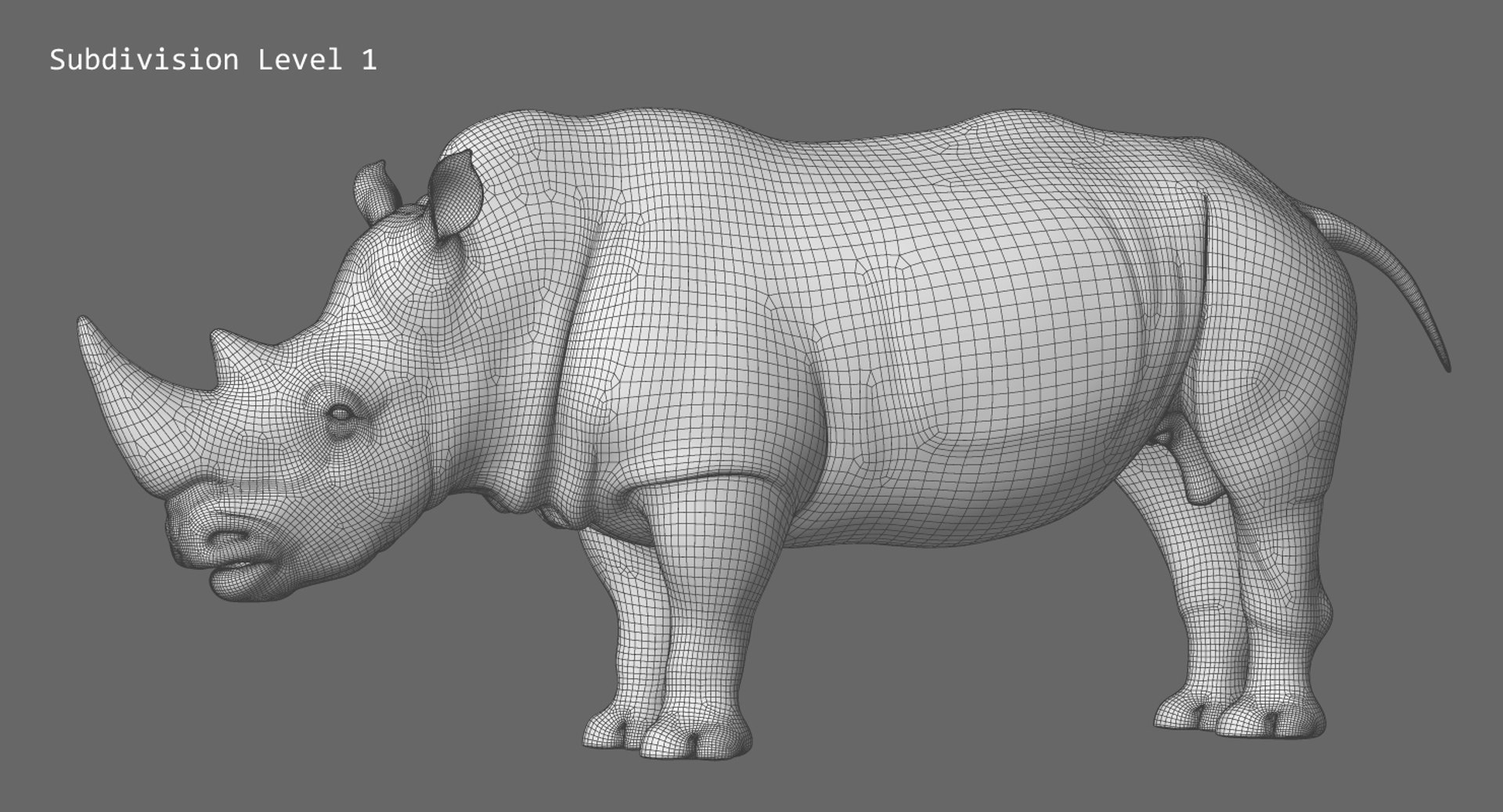 Rhino Family 3D - TurboSquid 1372518