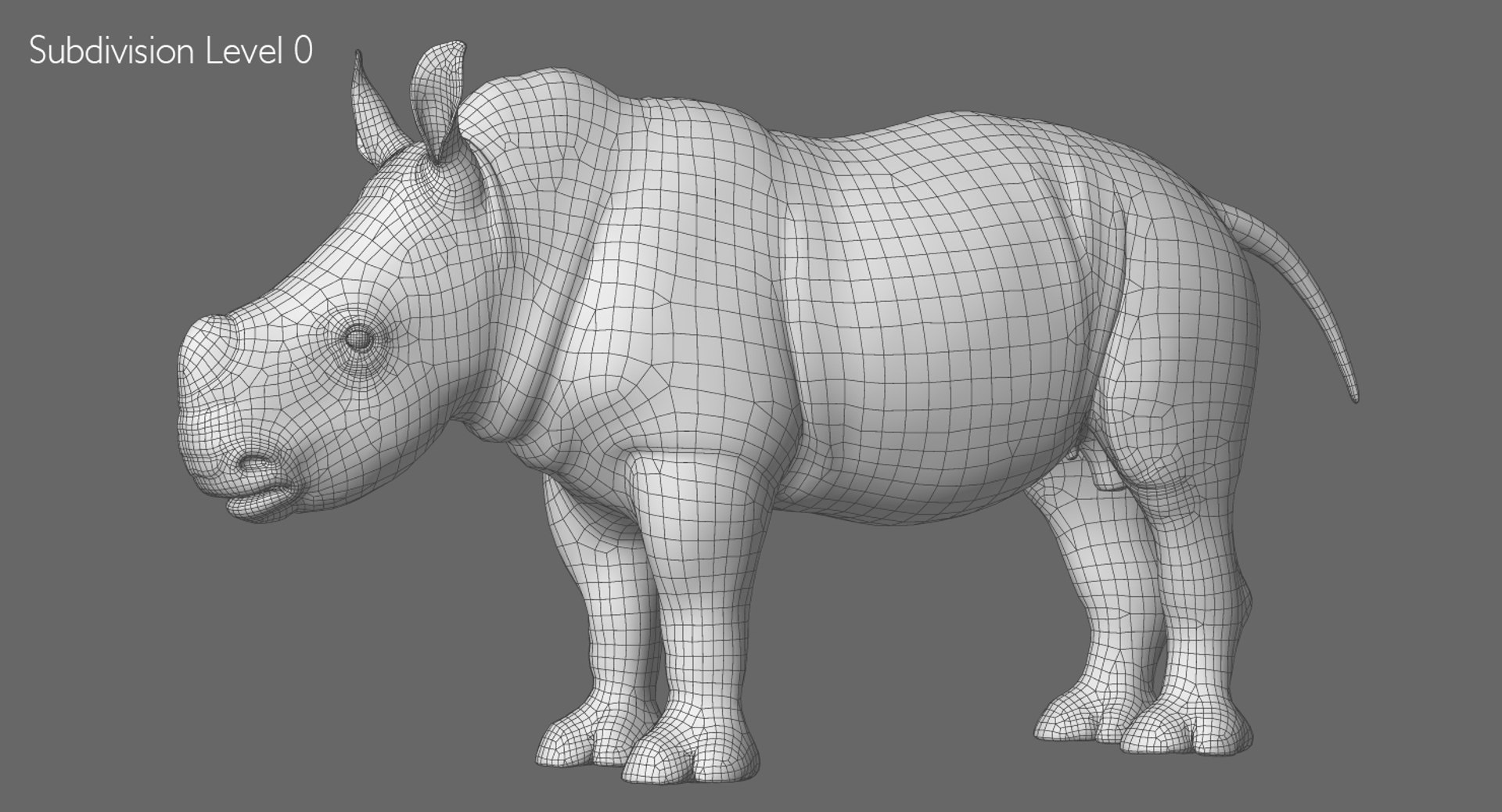 Rhino Family 3D - TurboSquid 1372518