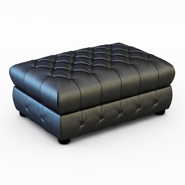 modelo 3d Puf Chesterfield - TurboSquid 898240