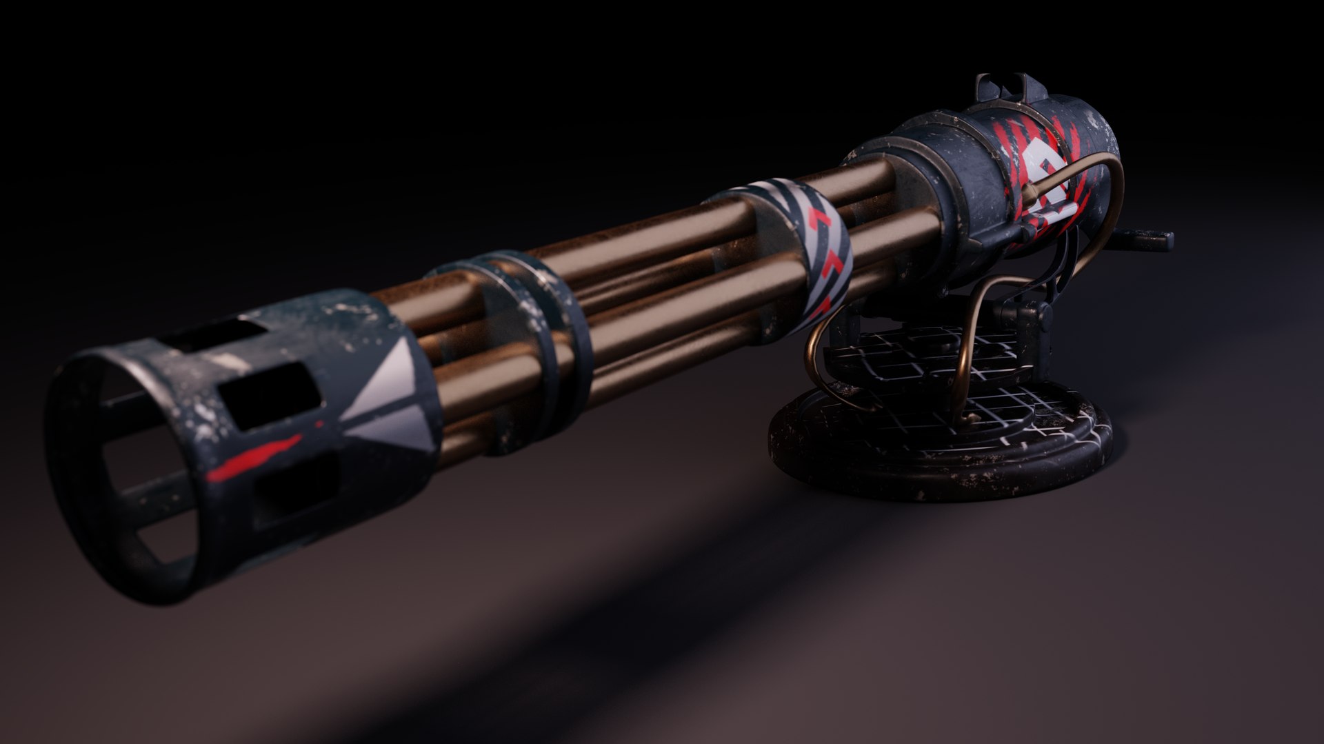 Mini Gun 3D Model - TurboSquid 1488258