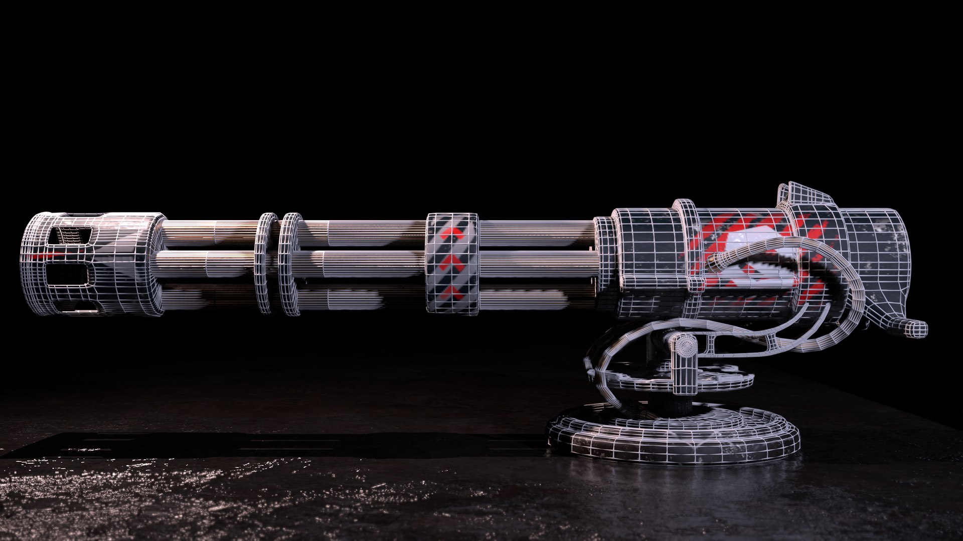 Mini Gun 3D Model - TurboSquid 1488258