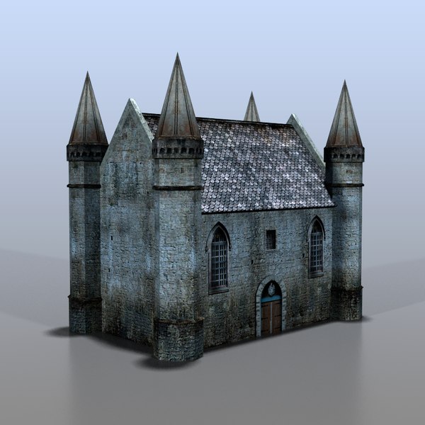 3ds max ancient castle