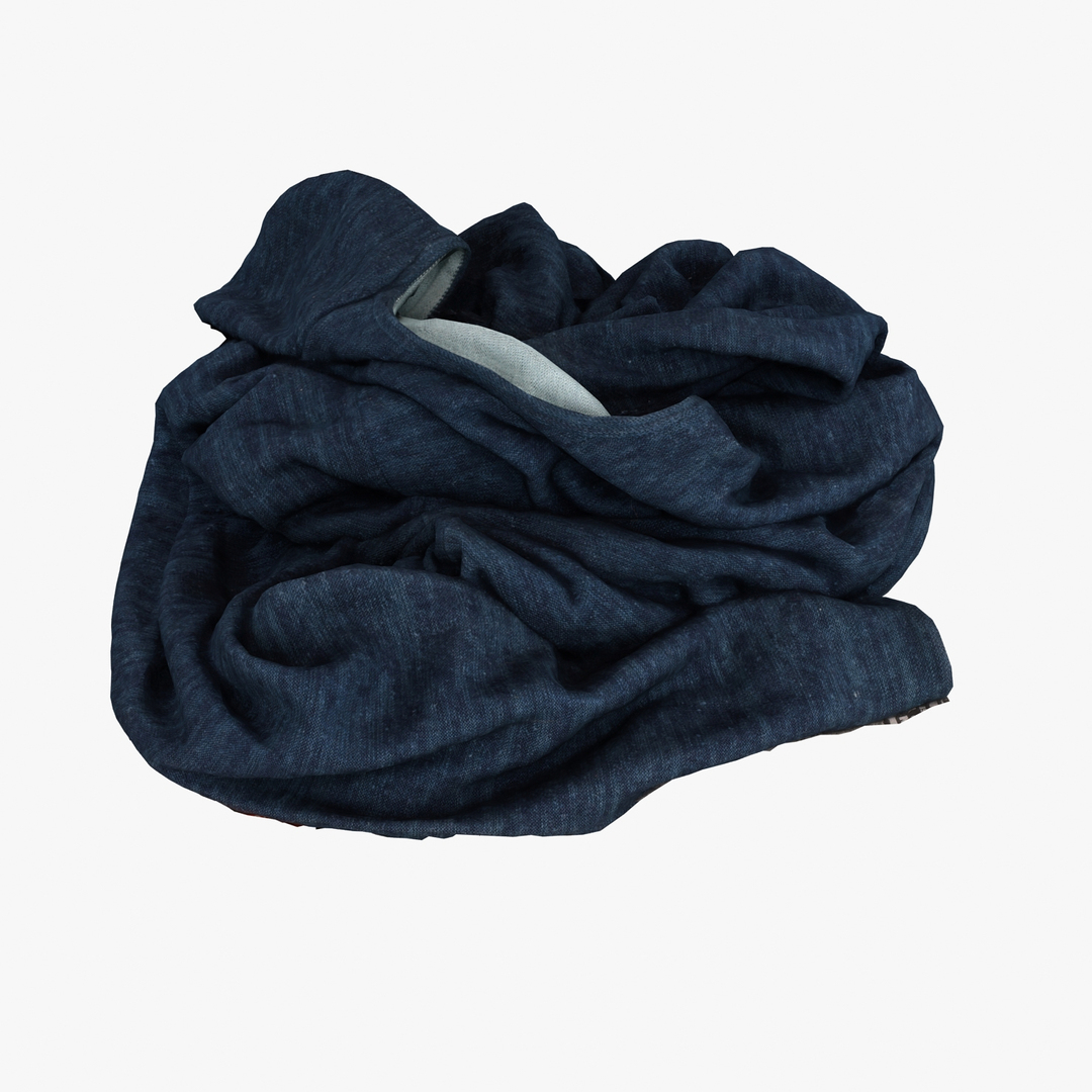 crumpled sweater 3d max