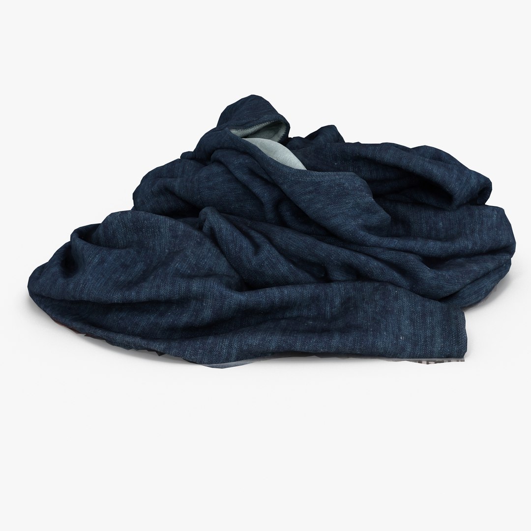 crumpled sweater 3d max