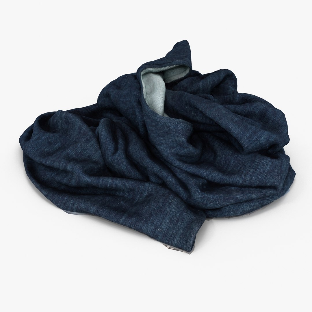 crumpled sweater 3d max