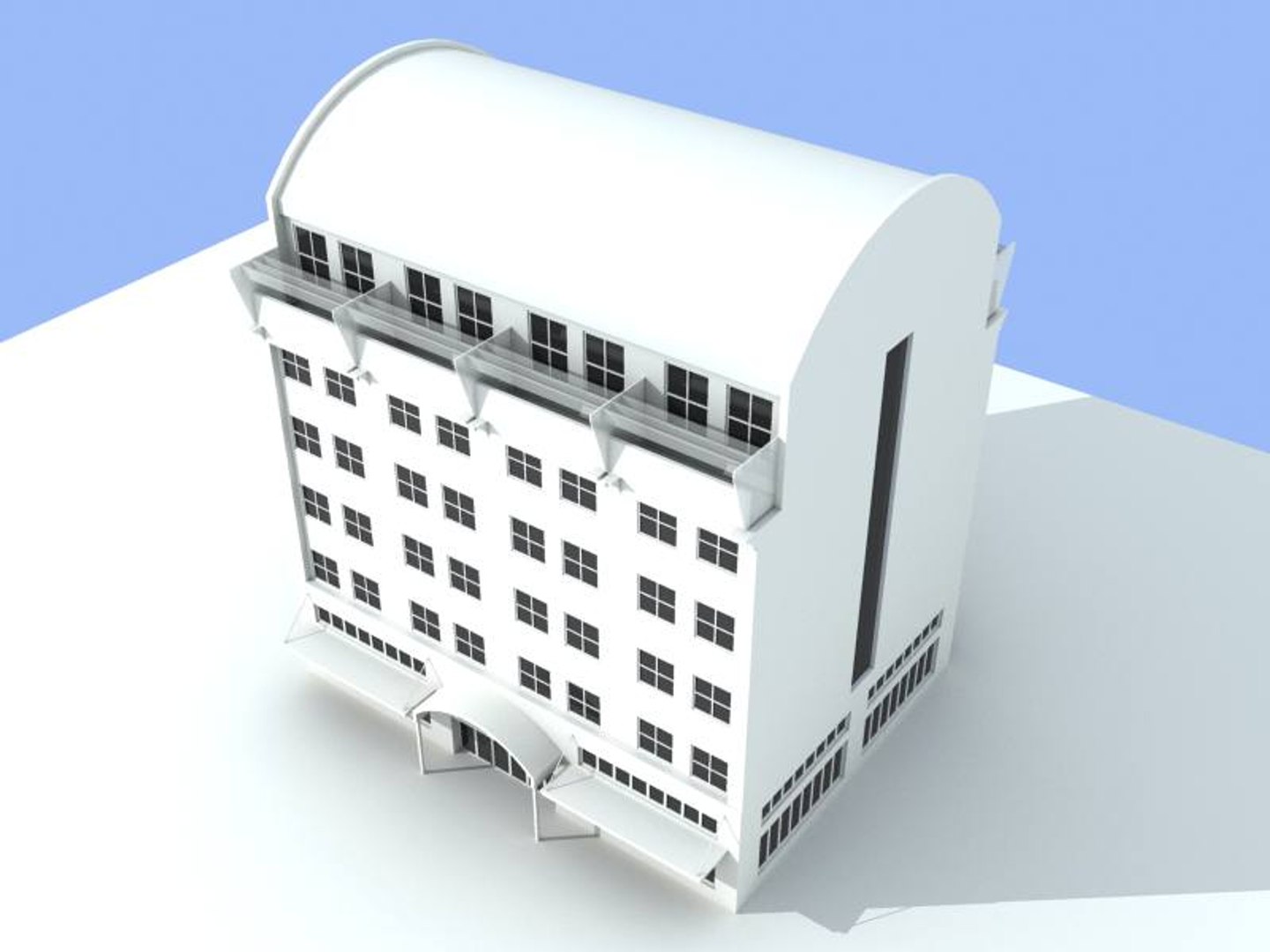 Mondo Building 3d Model