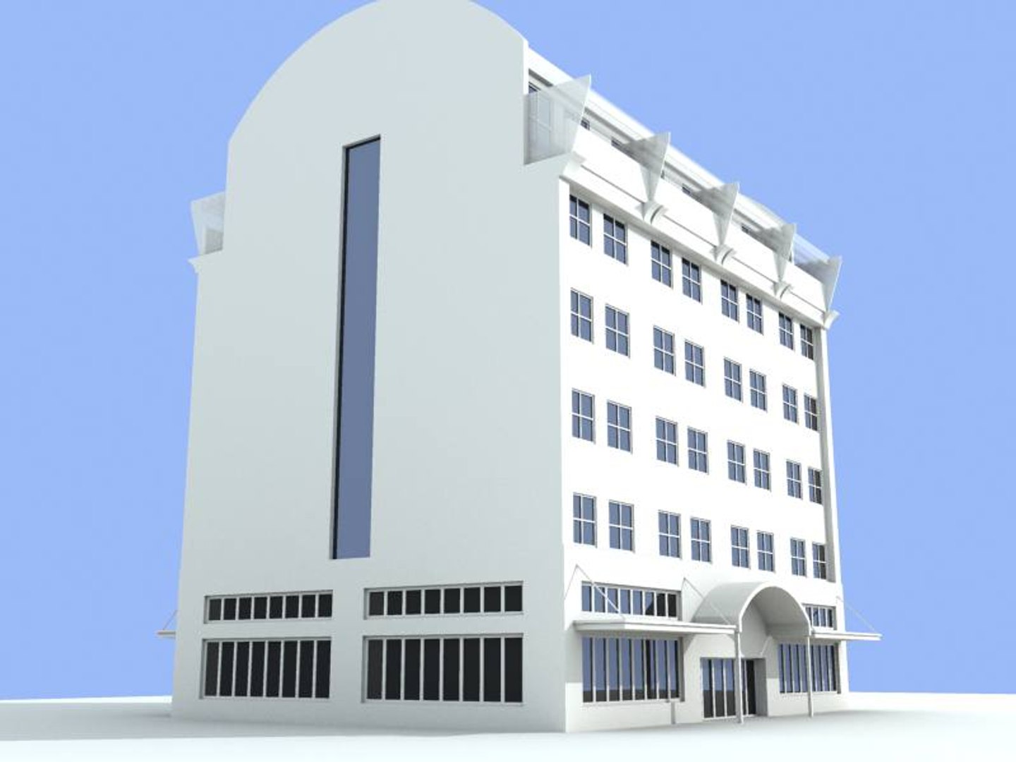 Mondo Building 3d Model