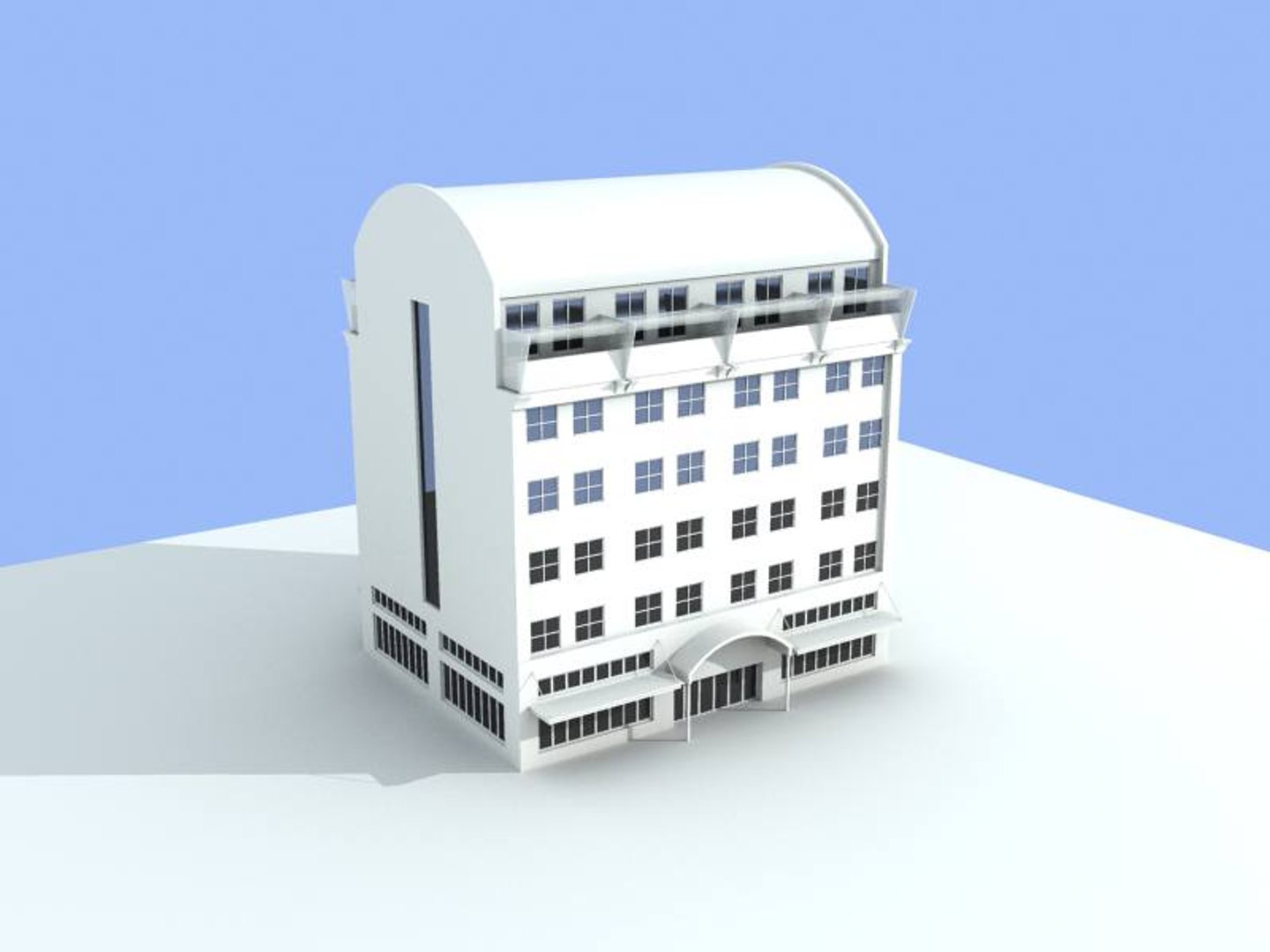 Mondo Building 3d Model