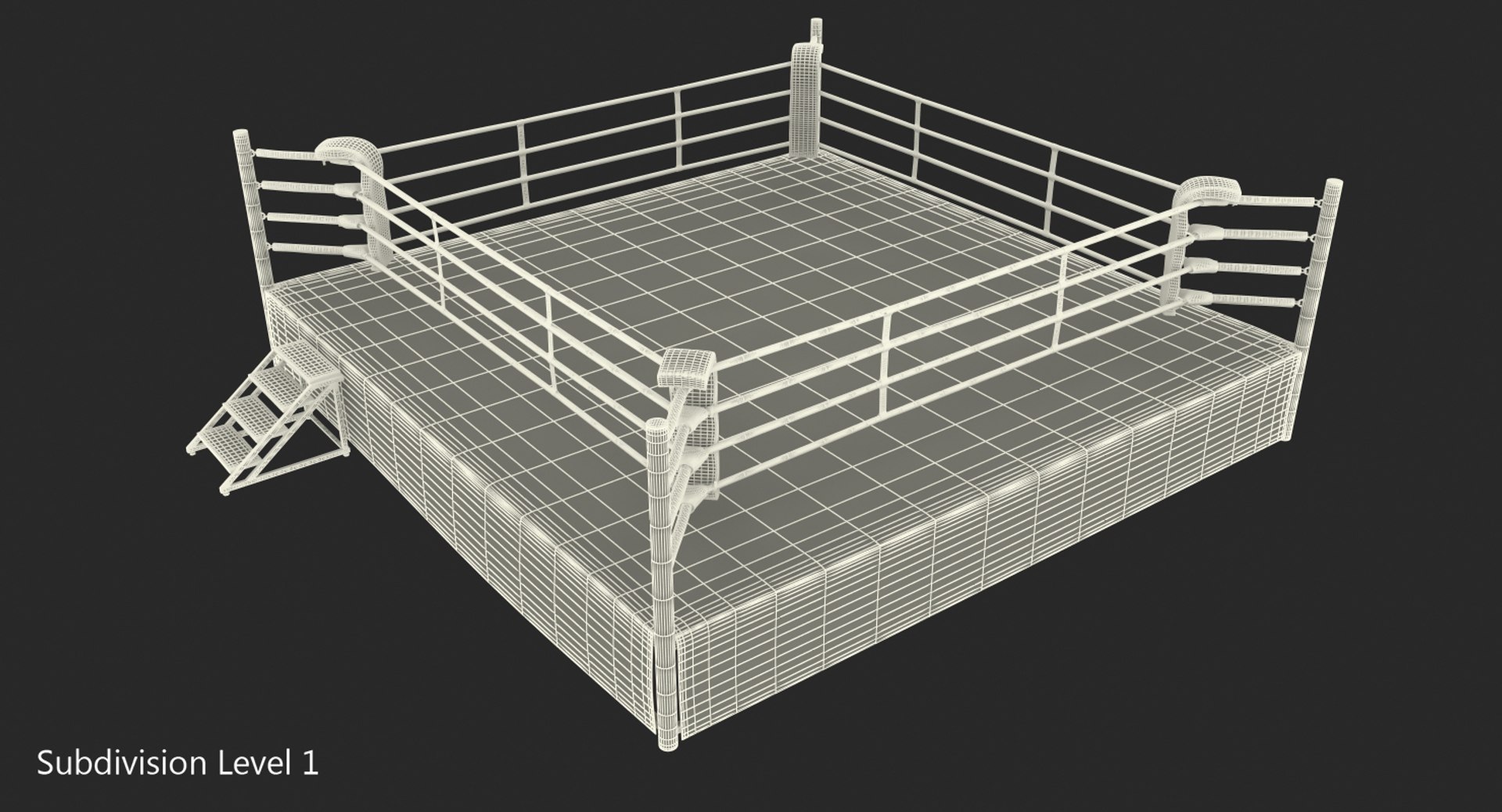 Boxing ring 3D - TurboSquid 1241983