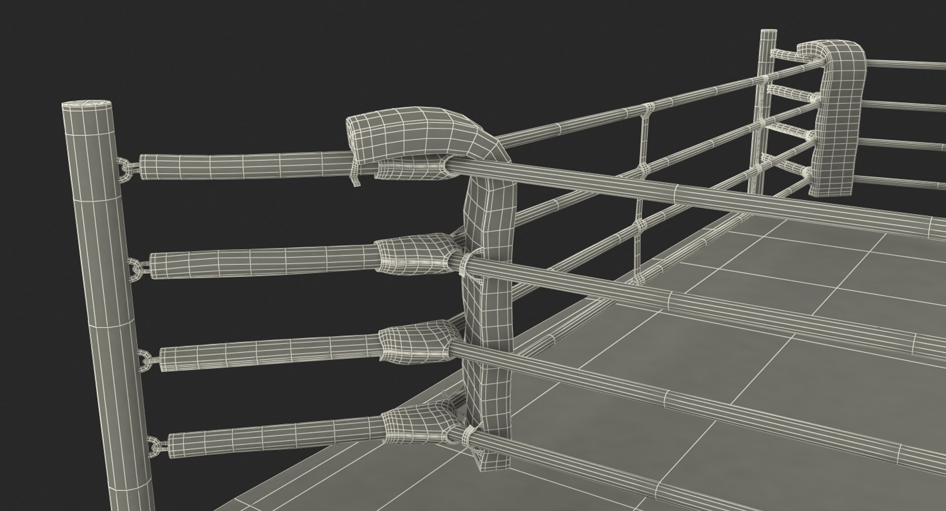 Boxing ring 3D - TurboSquid 1241983