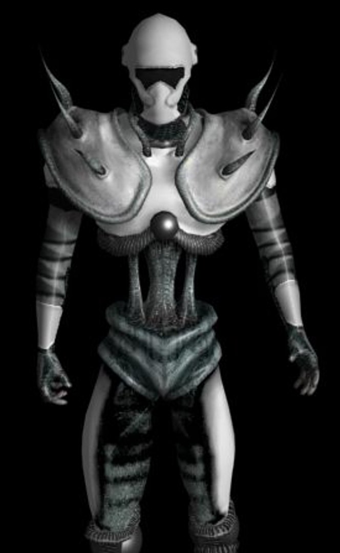 3d model alien soldier