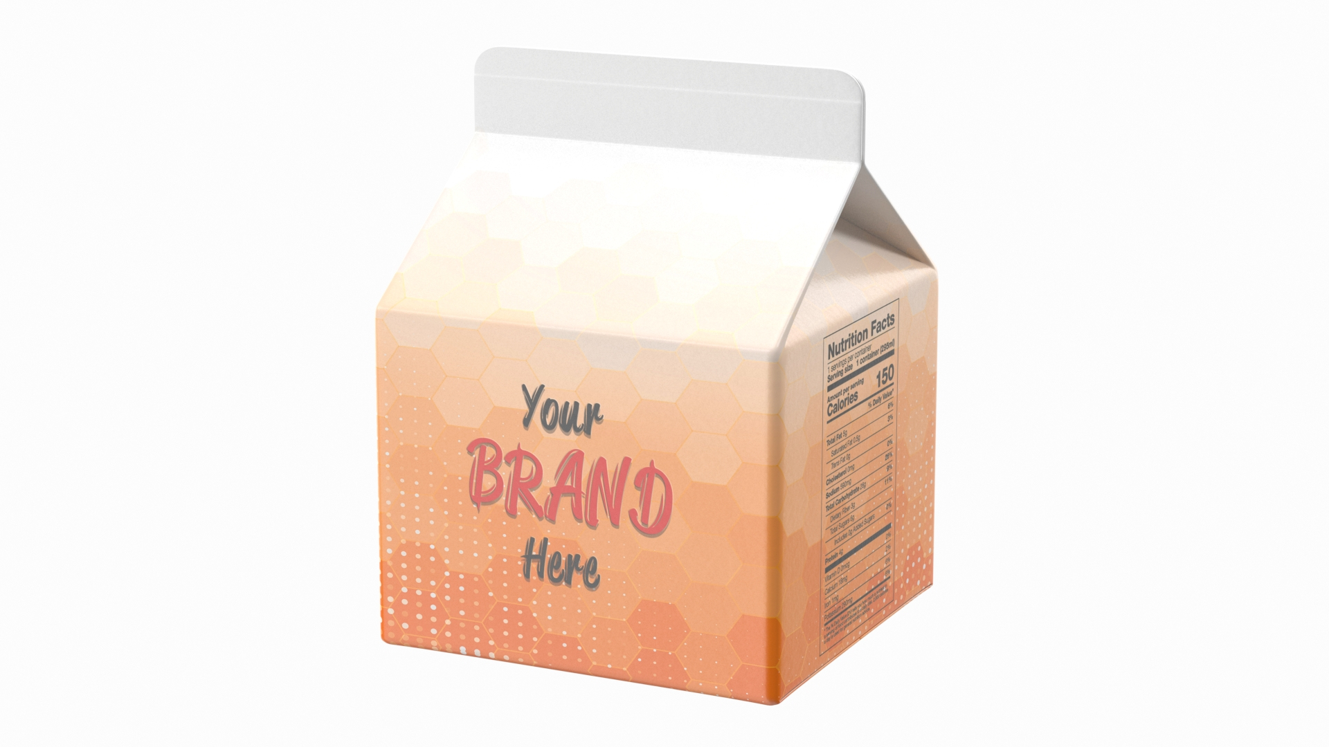 Gable Top Carton Packages Mockup Collection model - TurboSquid 1932647