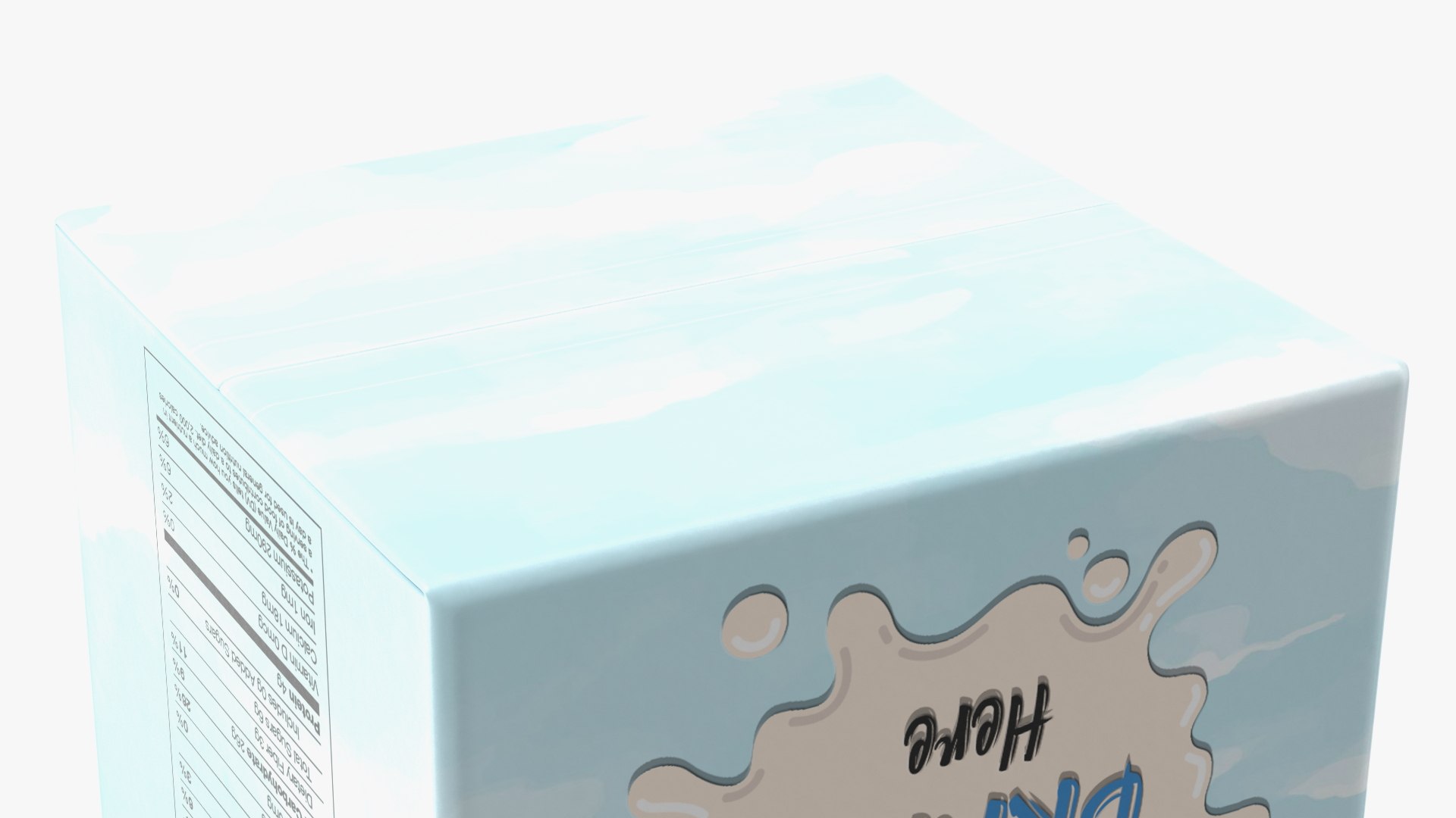 Gable Top Carton Packages Mockup Collection model - TurboSquid 1932647