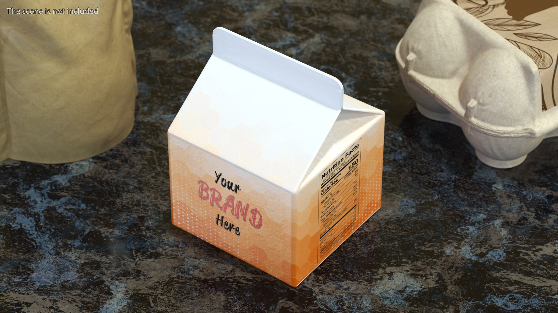 Gable Top Carton Packages Mockup Collection model - TurboSquid 1932647