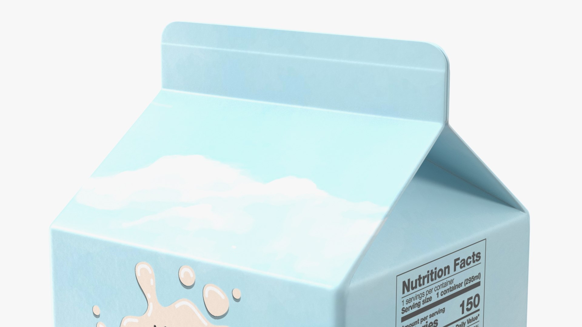 Gable Top Carton Packages Mockup Collection model - TurboSquid 1932647