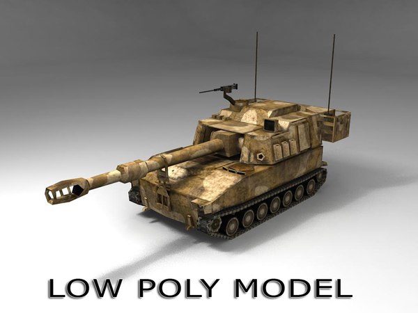 Self-Propelled Howitzer 3D Models for Download | TurboSquid