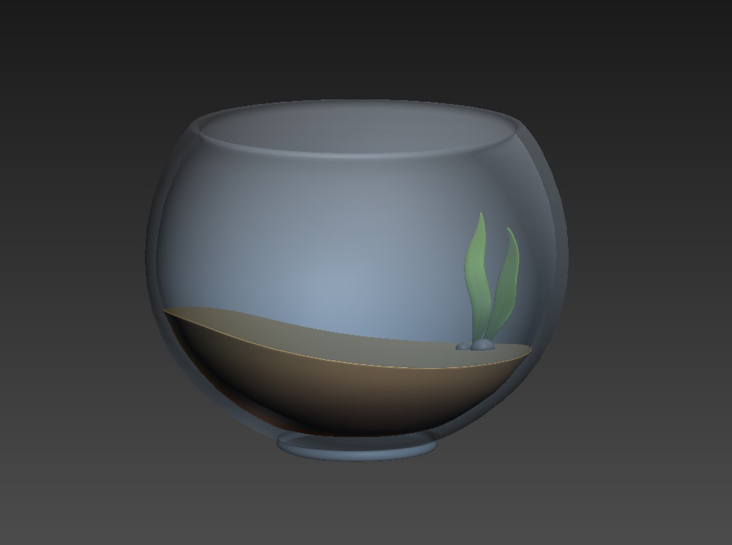 Fish Bowl 3D - TurboSquid 1460721