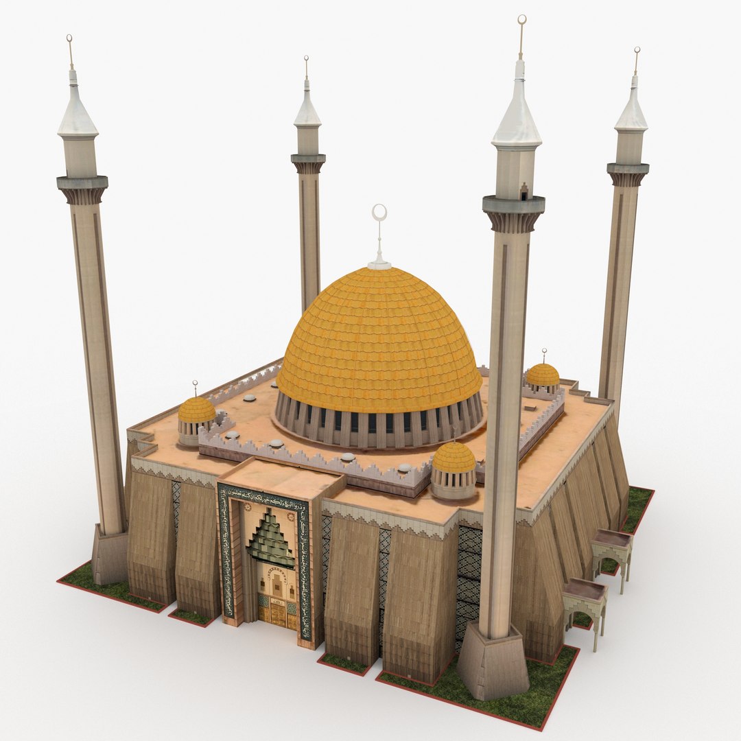 3D model Abuja National Mosque - TurboSquid 2080029