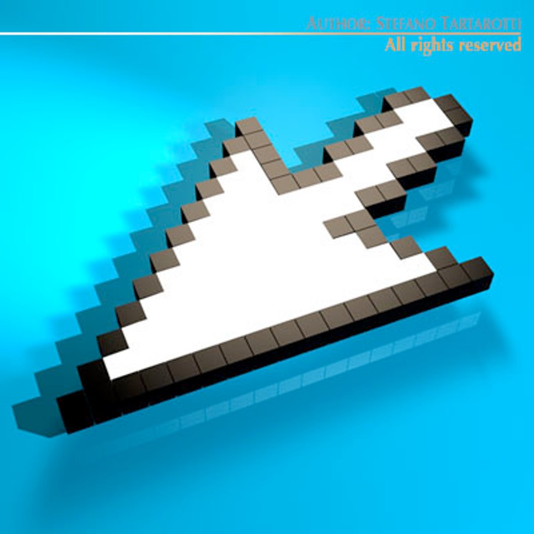 Computer Pointer 3d Model