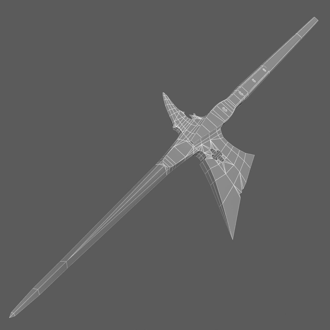 3d Model Swiss Halberd