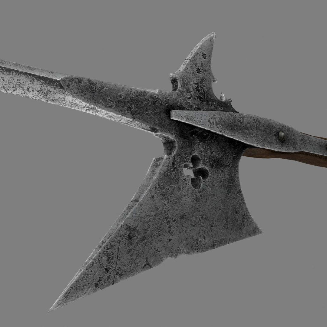 3d Model Swiss Halberd
