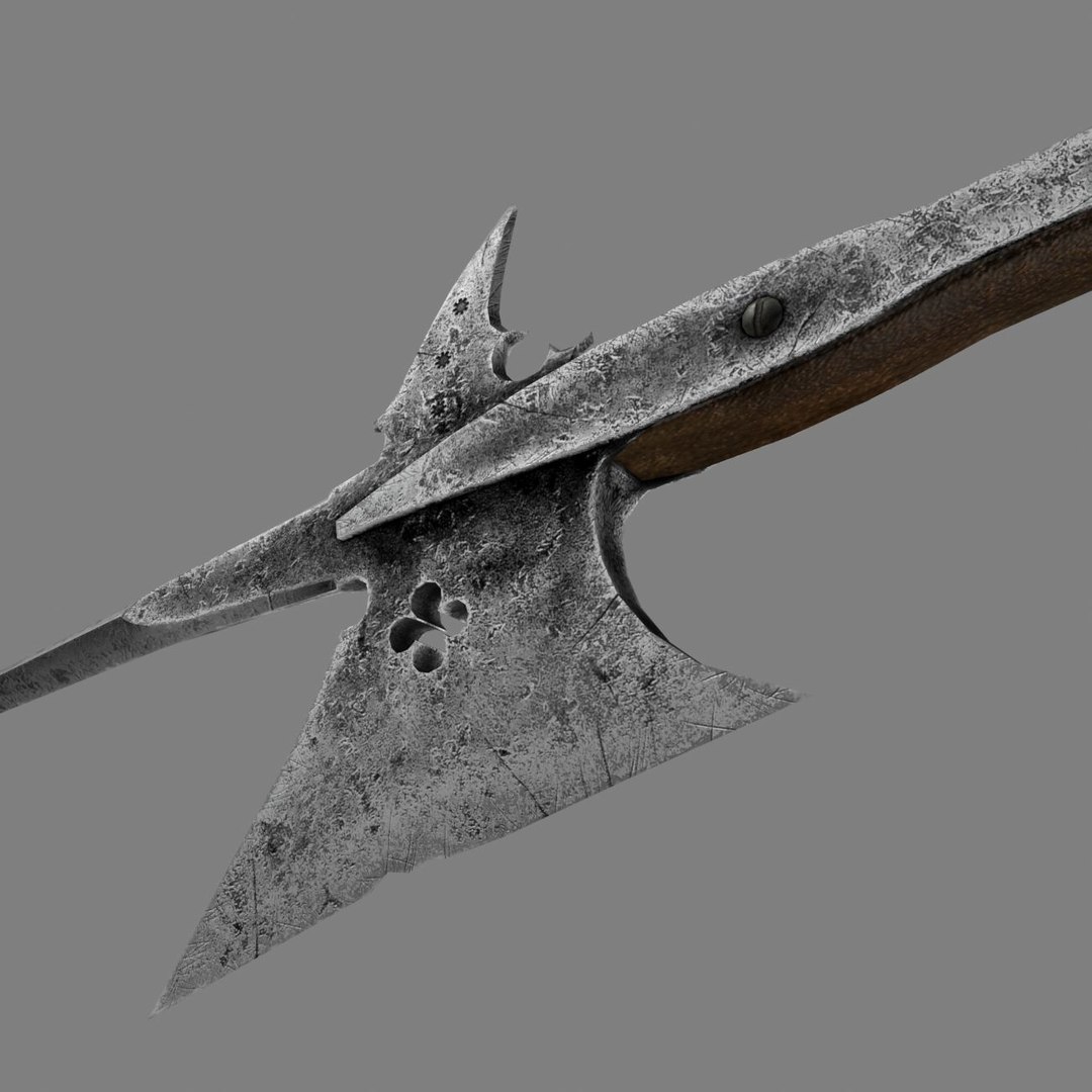 3d Model Swiss Halberd