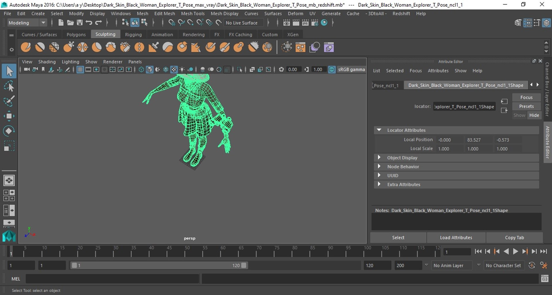 Dark Skin Black Woman 3D Model - TurboSquid 1661751
