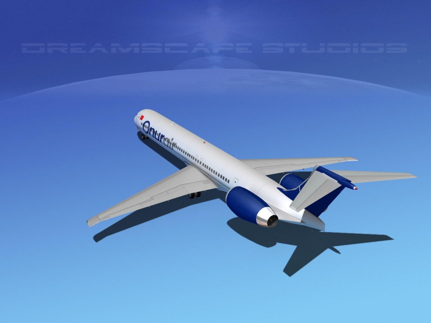 mcdonnell douglas md-80 3d model