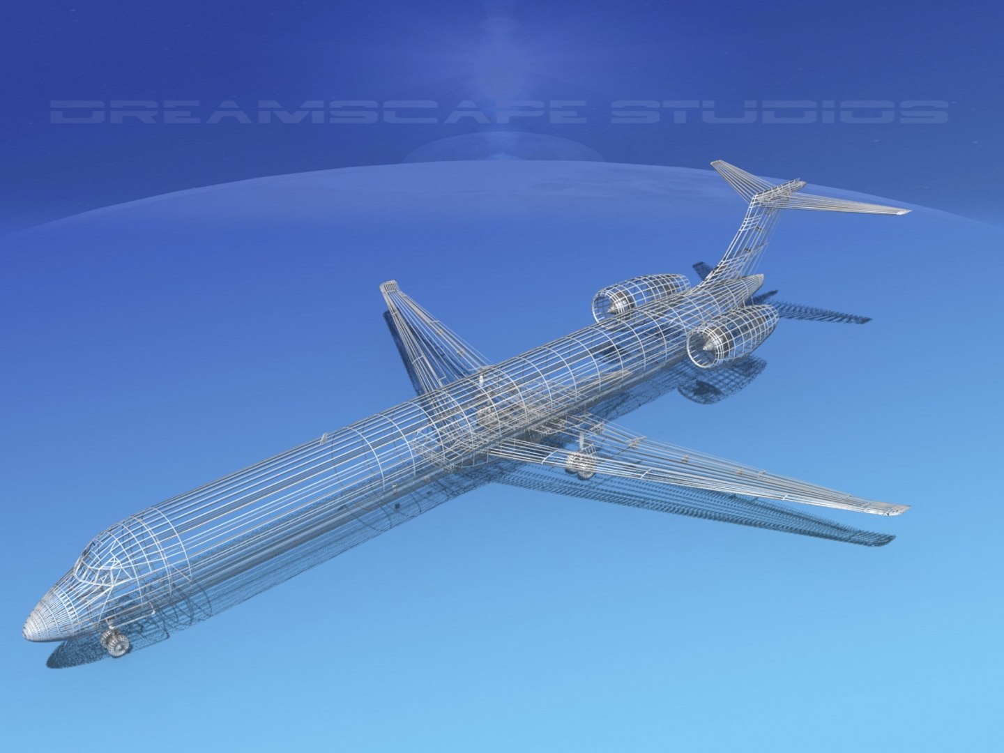 mcdonnell douglas md-80 3d model