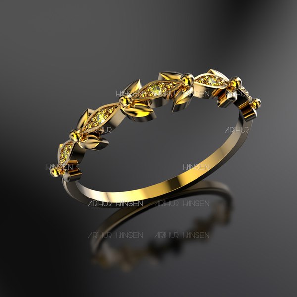 Bezel trefoil 3D model - TurboSquid 1349133