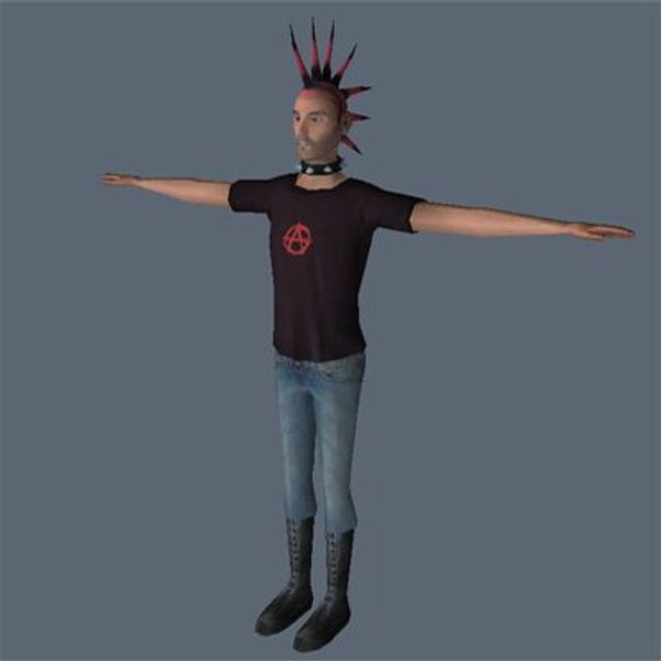 Punk 3D Models for Download | TurboSquid