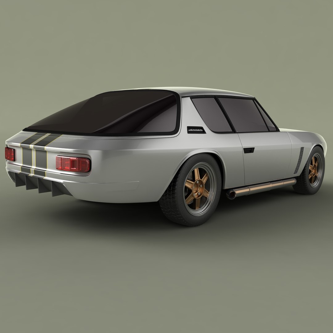 3ds max 1973 jensen interceptor fast