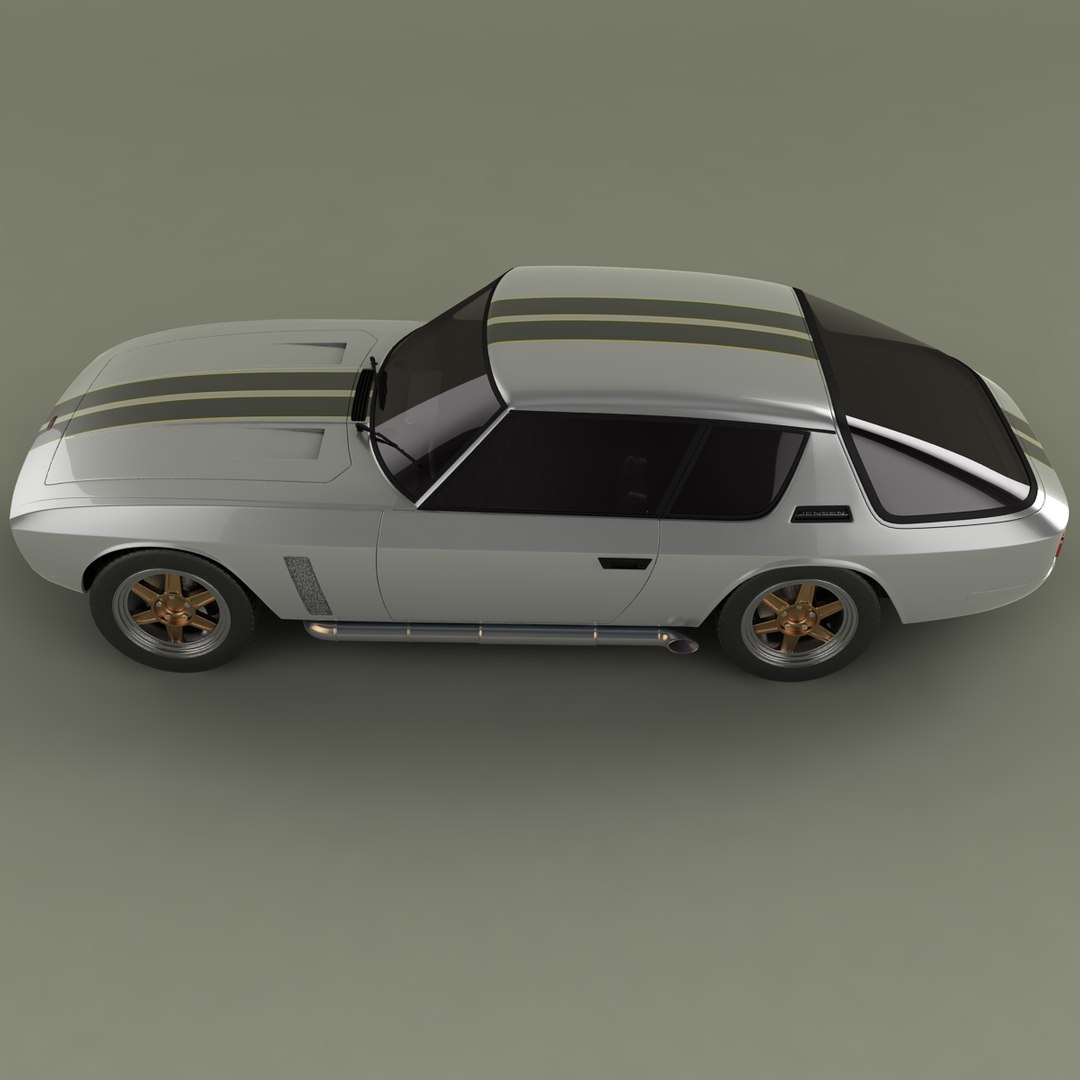3ds max 1973 jensen interceptor fast