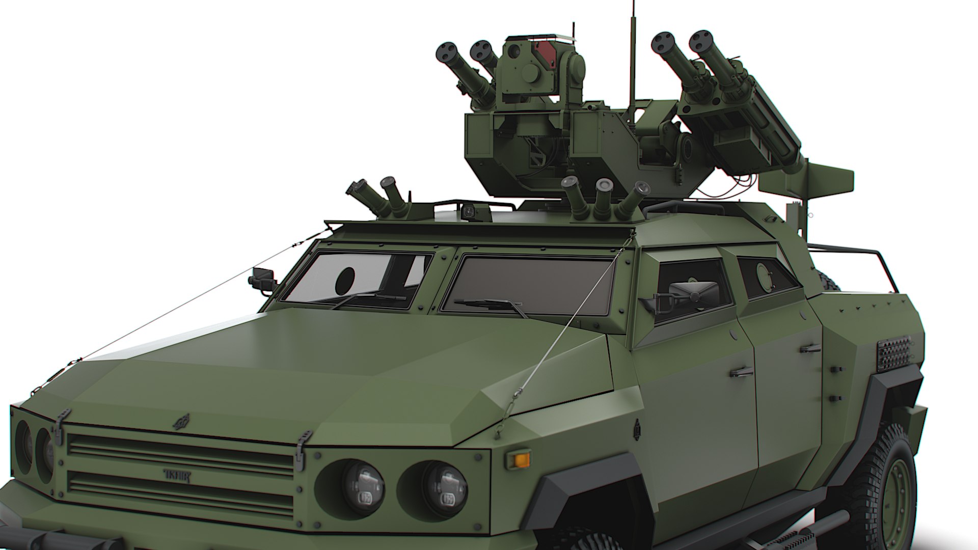 3D Model Generic MRAP Tkhir Starstreak 2022 - TurboSquid 1953730